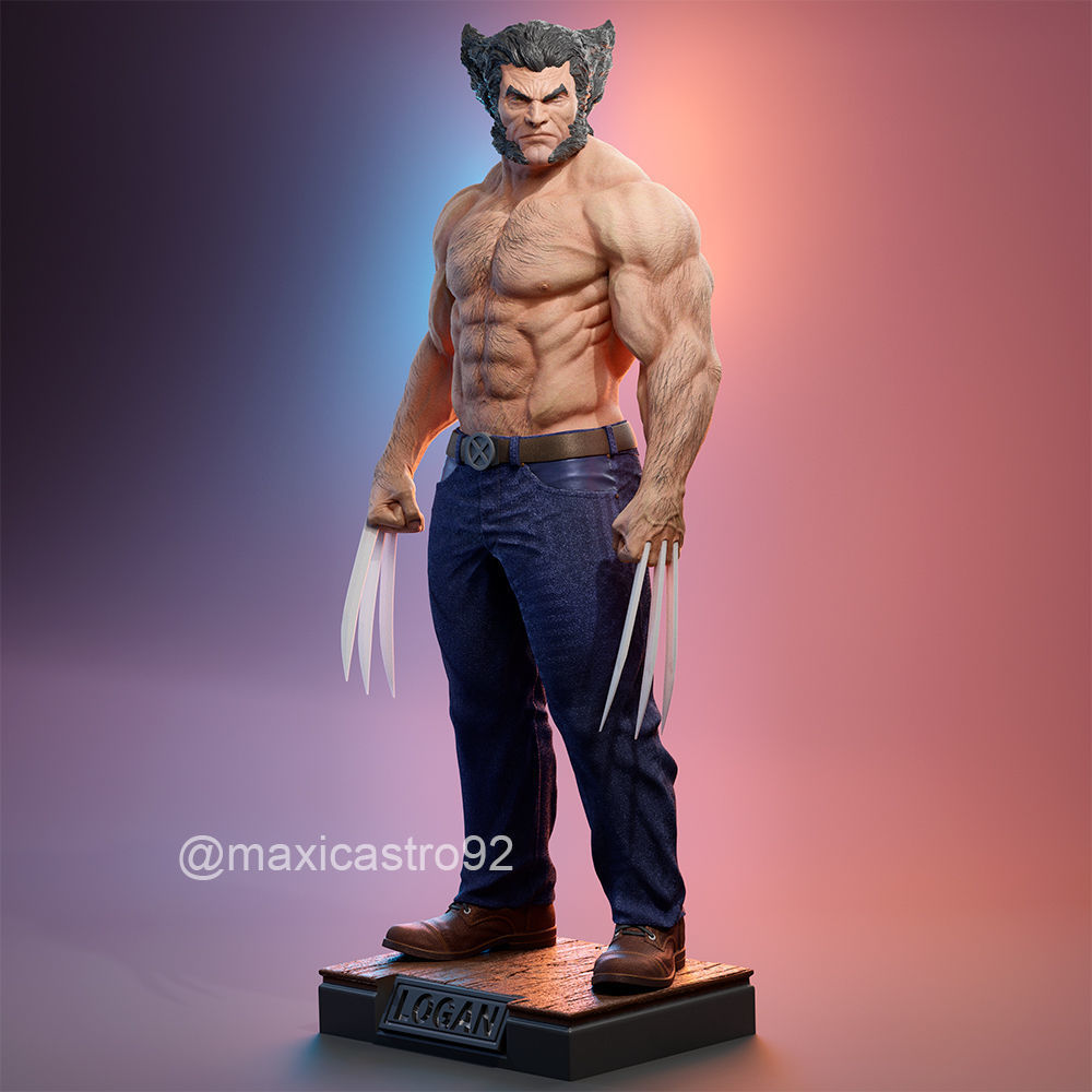 Logan Collectible Fan Art Wolverine 3D model 3D printable | CGTrader