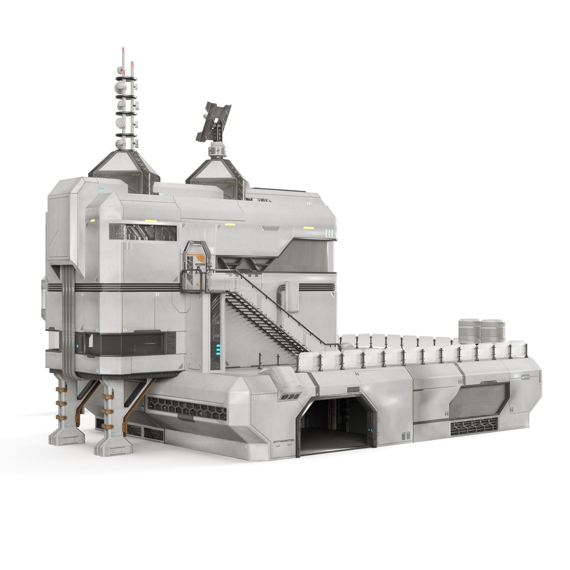 Space buildings 3D Model Collection | CGTrader