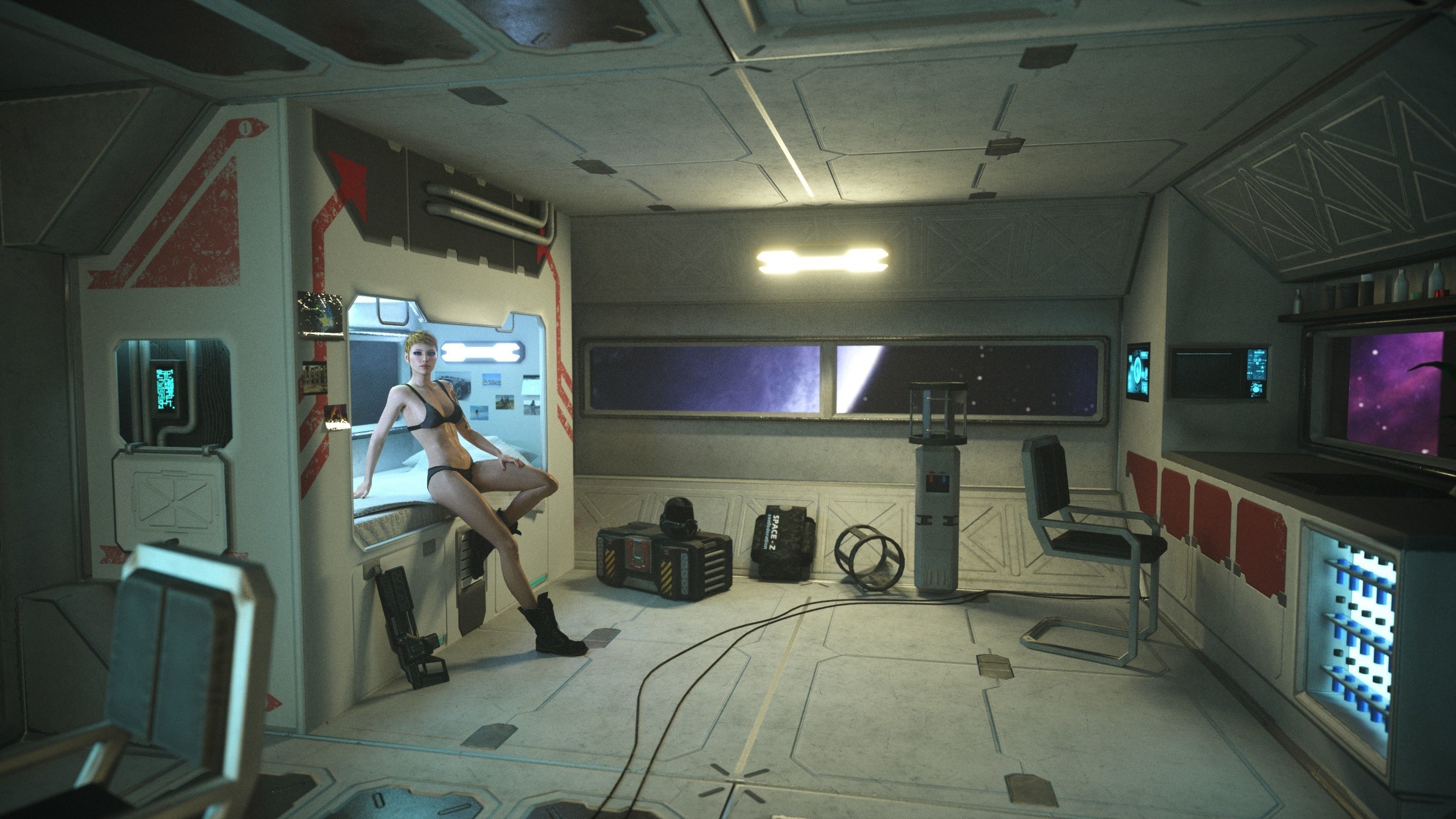 Space buildings 3D Model Collection | CGTrader