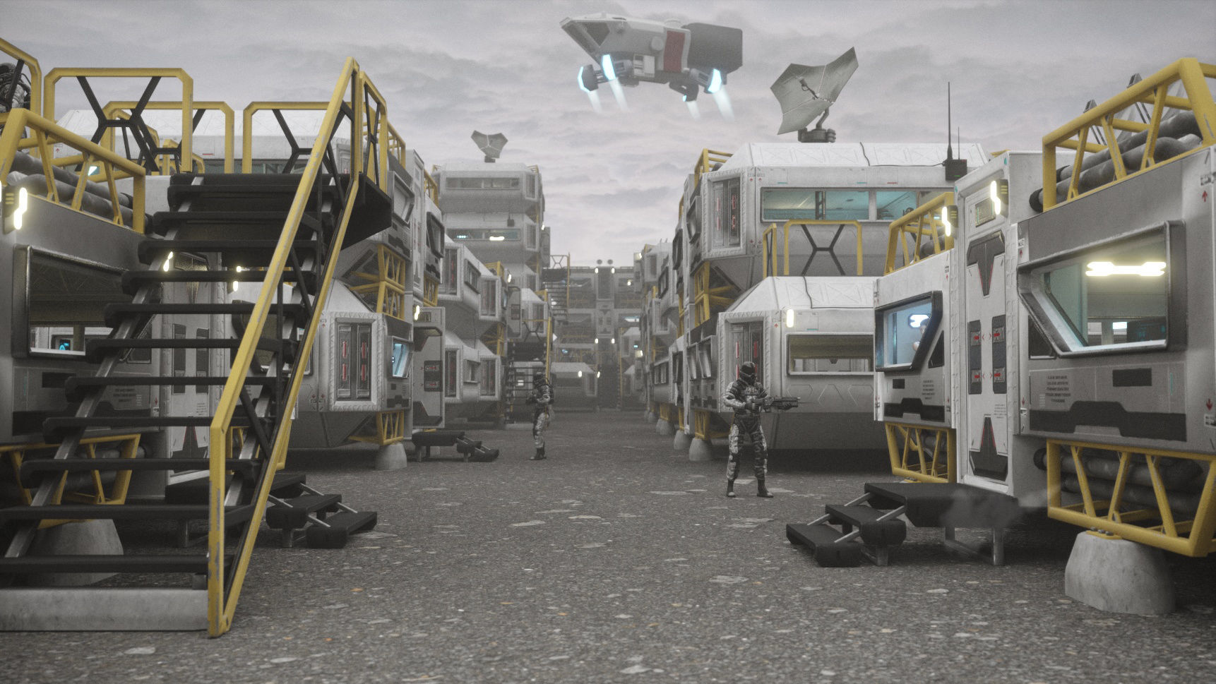 Space buildings 3D Model Collection | CGTrader