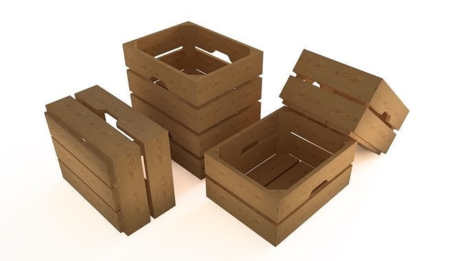 3D model WOODEN CARRY CASE VR / AR / low-poly | CGTrader