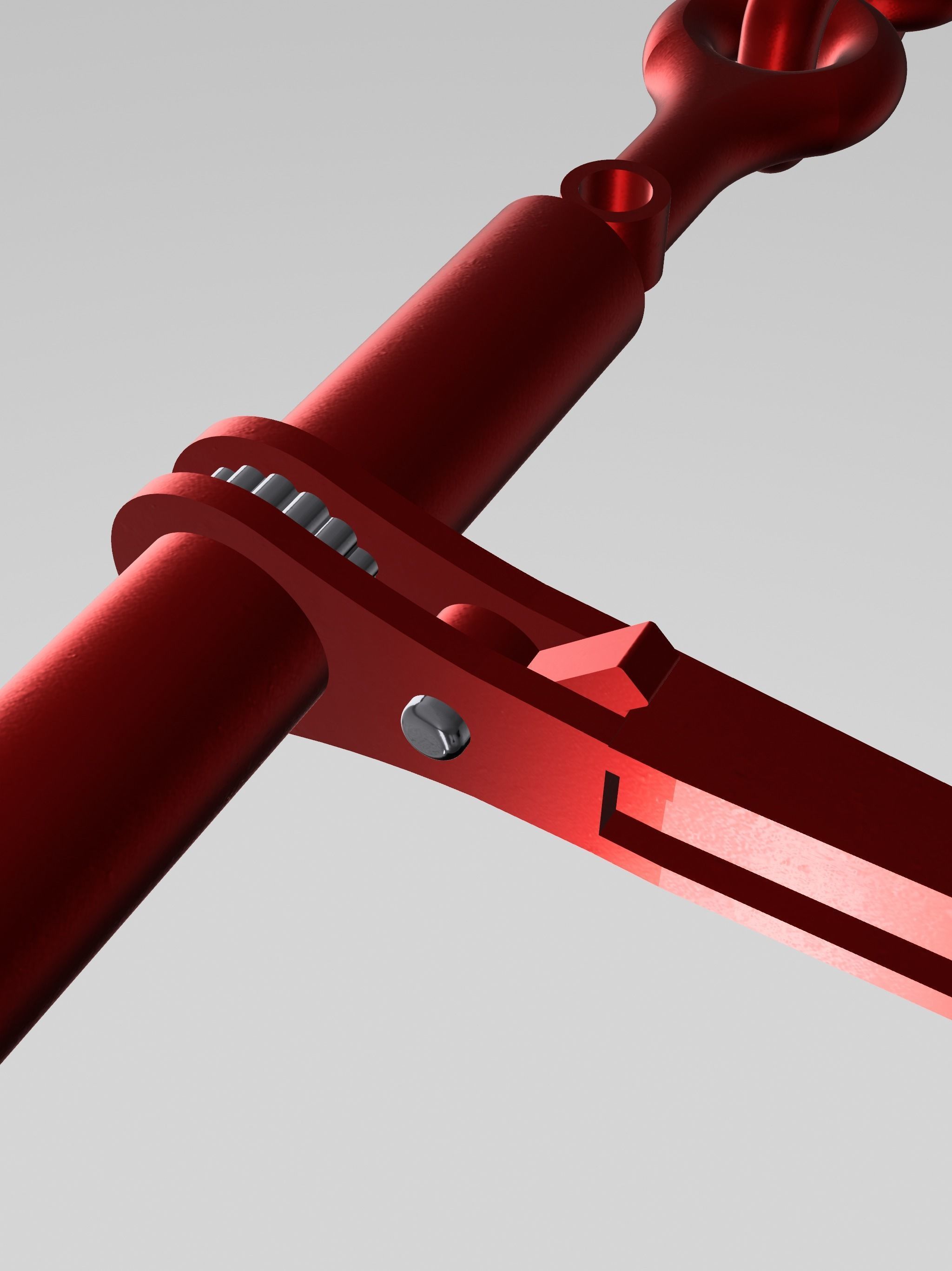 BIG RIG Chain Ratchet Load Binders Assembly 3D model 3D printable ...