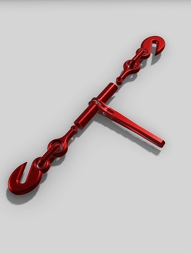BIG RIG Chain Ratchet Load Binders Assembly 3D model 3D printable ...