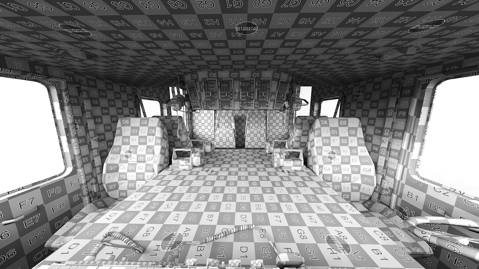 3D model Fire Truck FDNY Engine with Interior VR / AR / low-poly | CGTrader