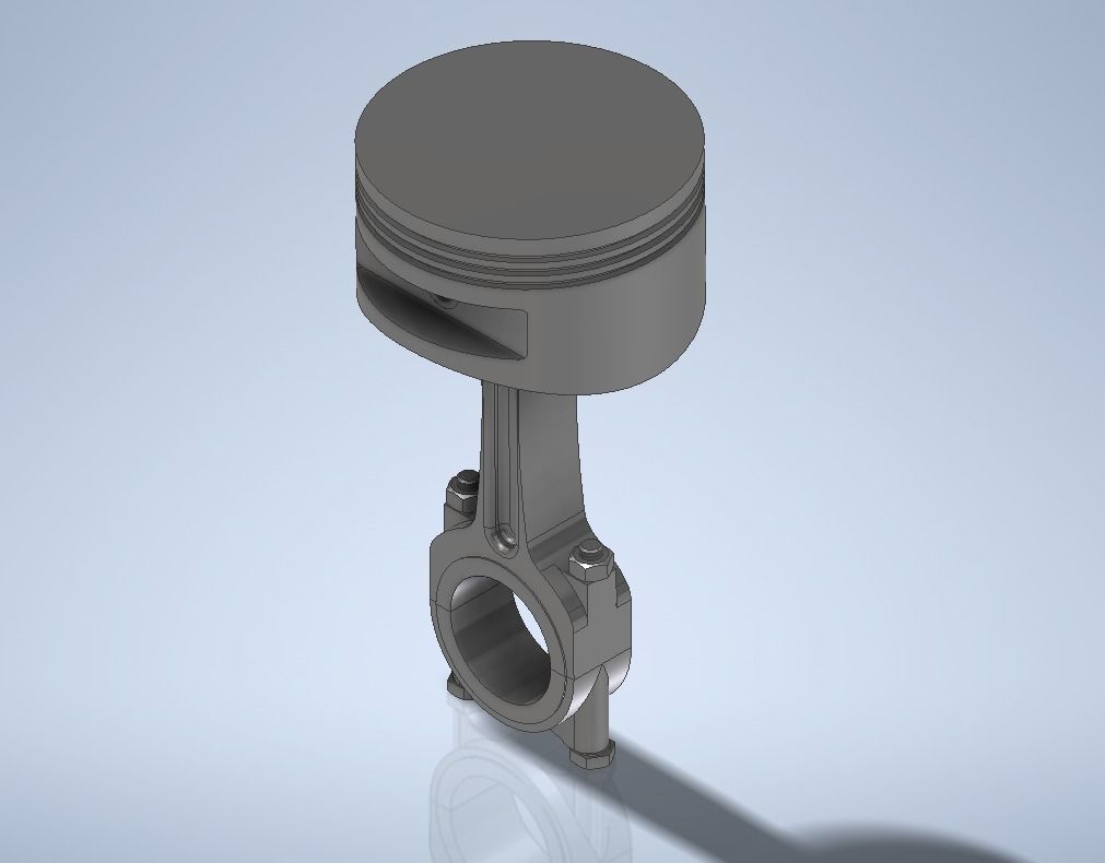 Piston head 3D model | CGTrader