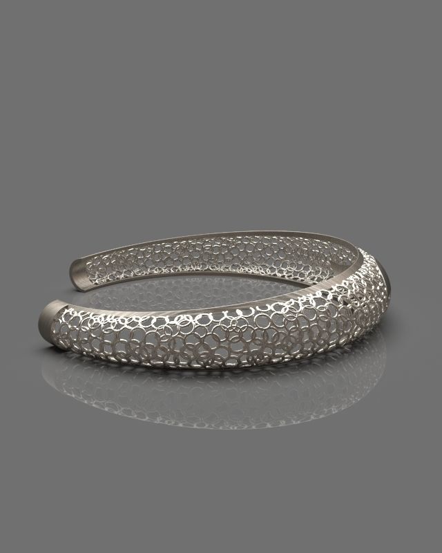 Cuff bracelet 3D model 3D printable | CGTrader