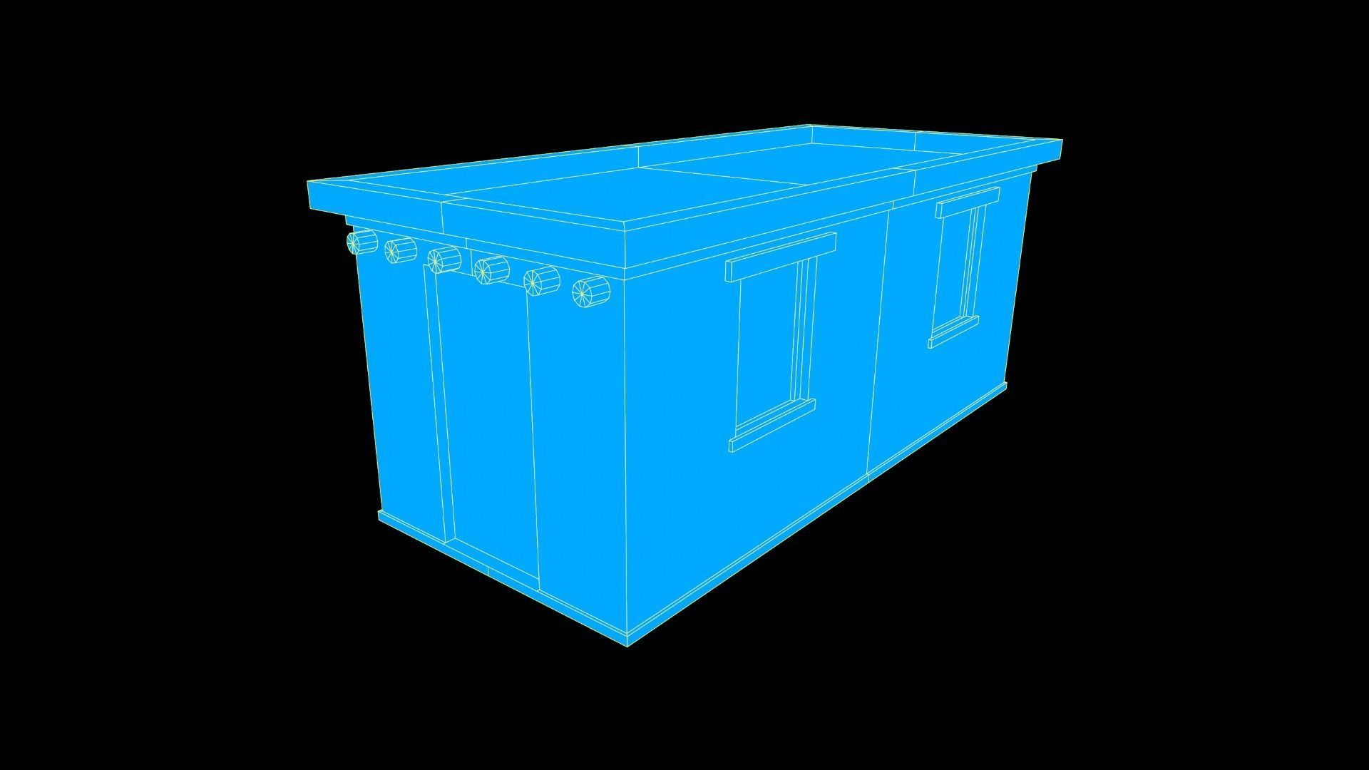 3D model Western Small Jail VR / AR / low-poly | CGTrader