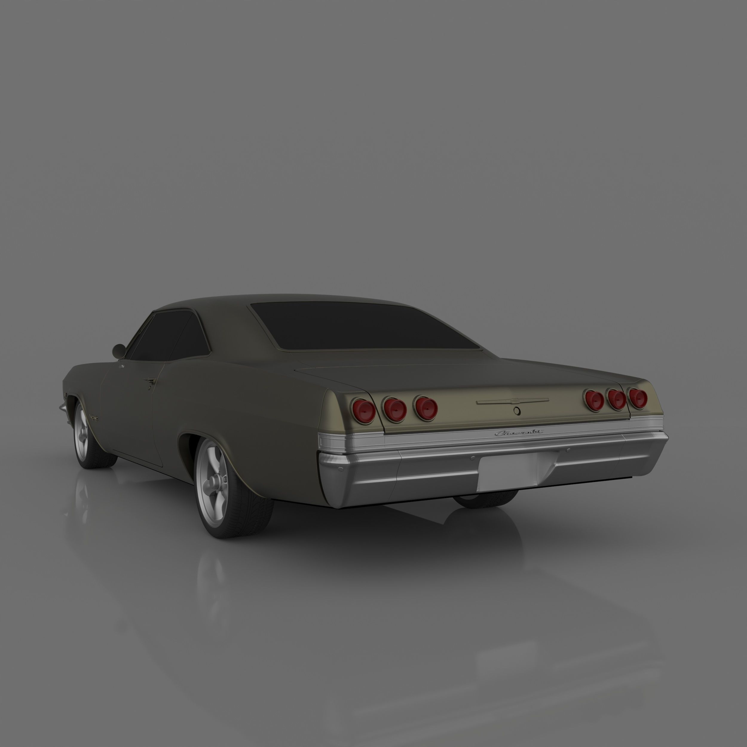 Chevrolet Impala 1965 Ready to Print STL Files 3D model 3D printable ...