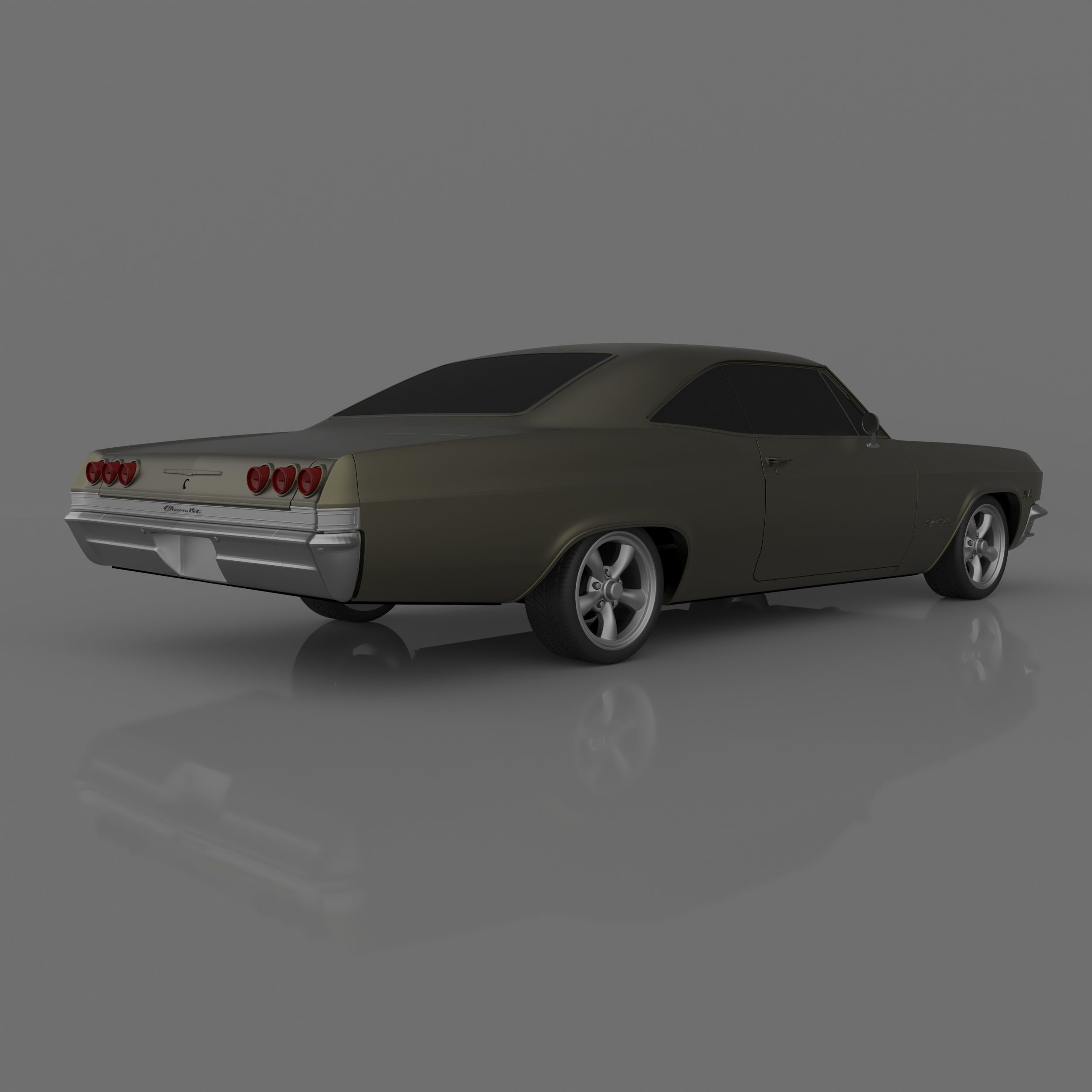 Chevrolet Impala 1965 Ready to Print STL Files 3D model 3D printable ...