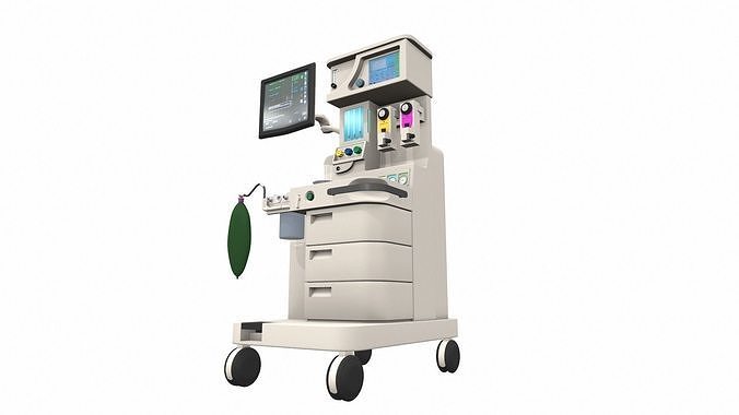 Medical anesthesia machine Sirius 3D model | CGTrader