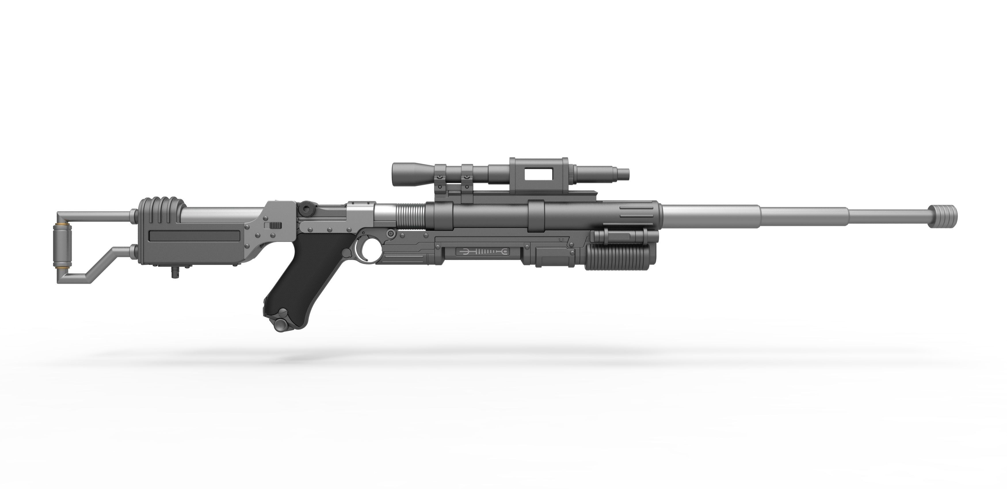 Blaster rifle A-180 from Star Wars 3D model | CGTrader