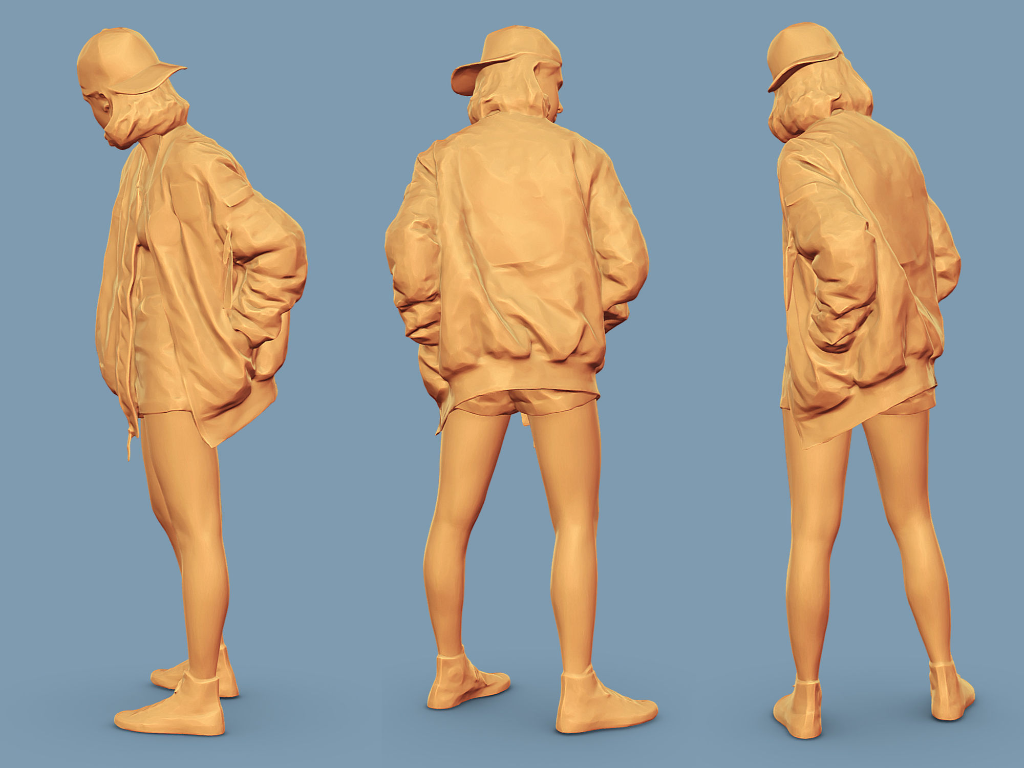 Cheeky Girl Turn Around 3D model | CGTrader