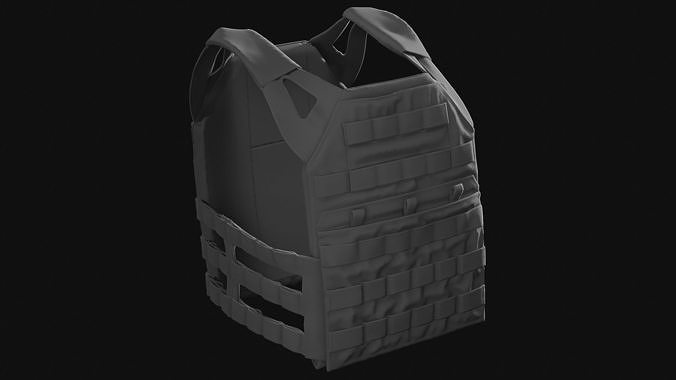 Marvelous Designer Jumpable Plate Carrier 3D model | CGTrader