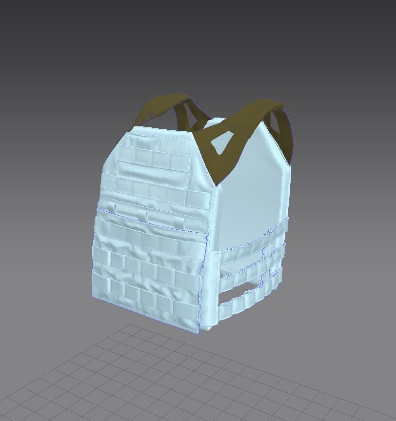 Marvelous Designer Jumpable Plate Carrier 3D model | CGTrader