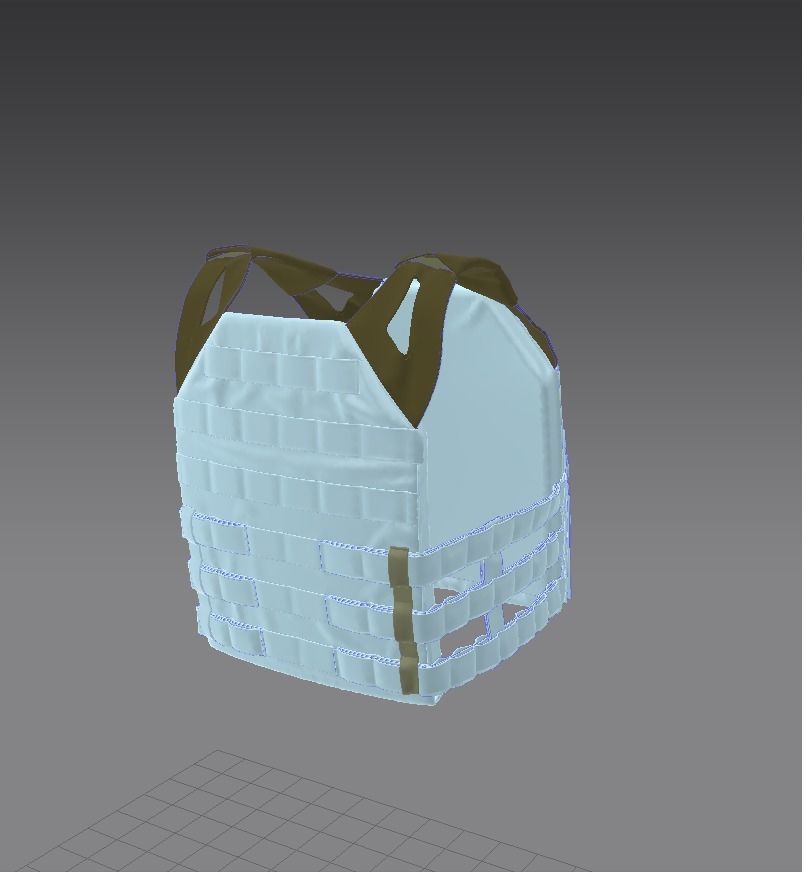 Marvelous Designer Jumpable Plate Carrier 3D model | CGTrader