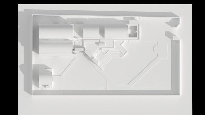 Doshi Sangath studio 3D model | CGTrader