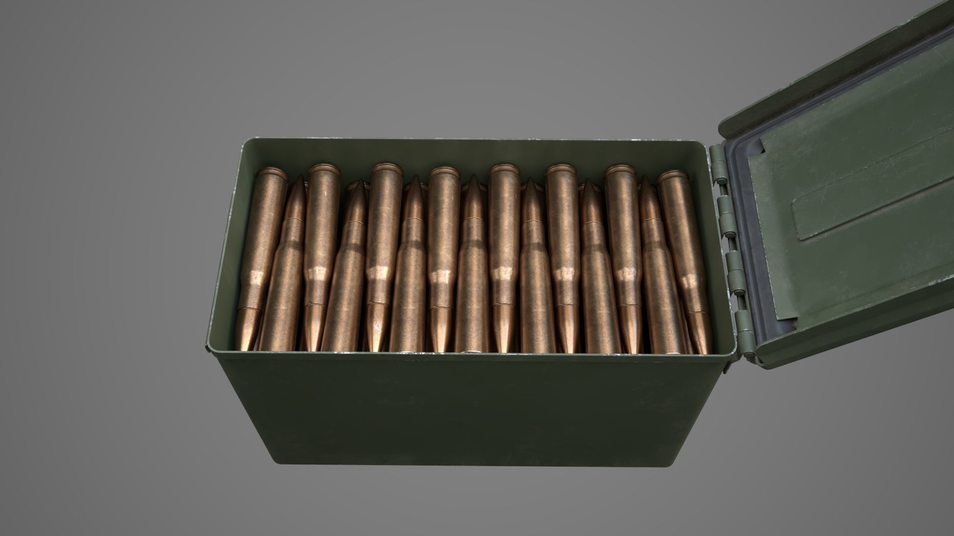 M2A1 Ammo Can HQ 3D model | CGTrader