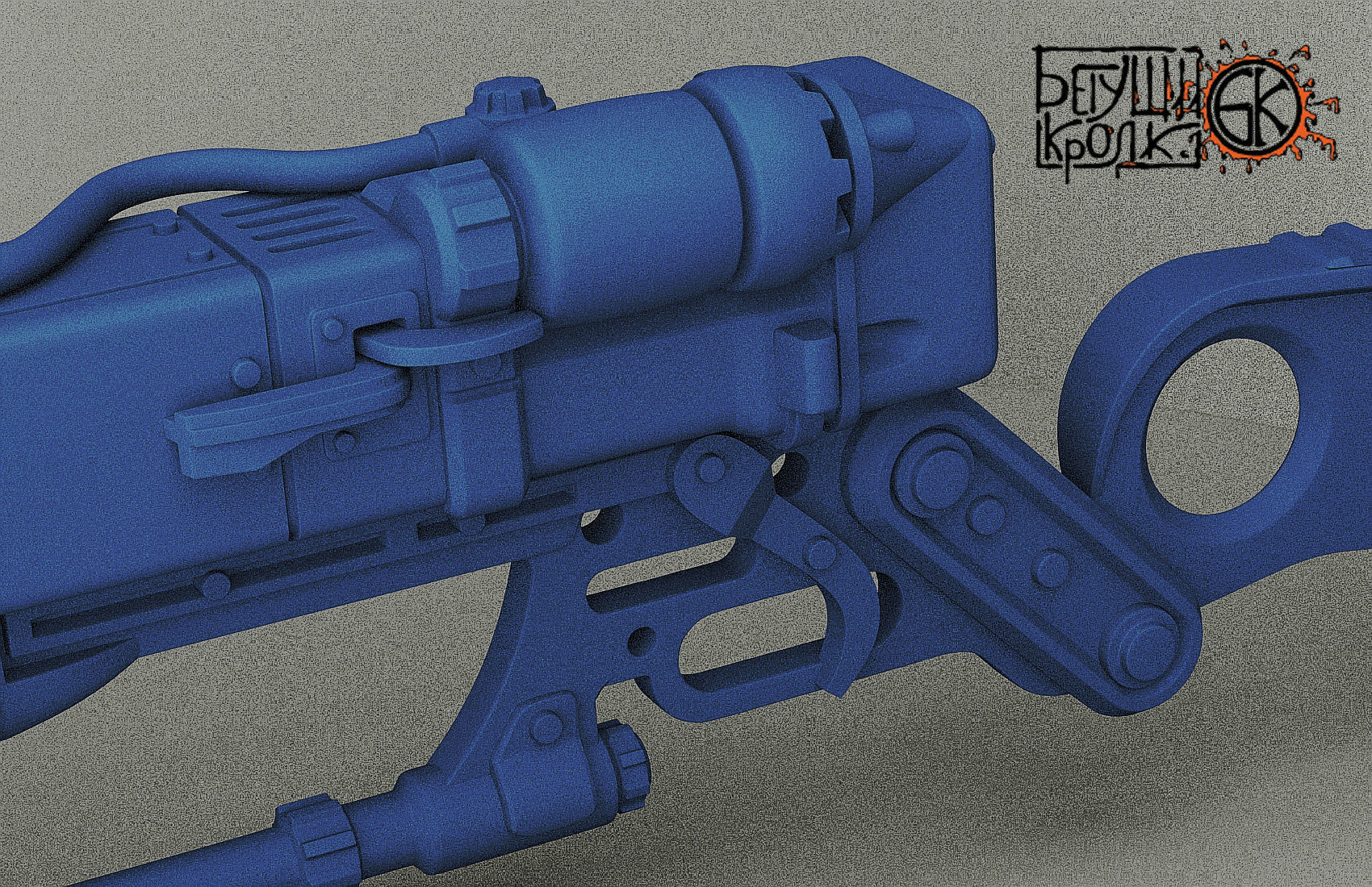 Part 3 Laser Rifle Fallout 4 Scale 1 and 2 3D model 3D printable | CGTrader