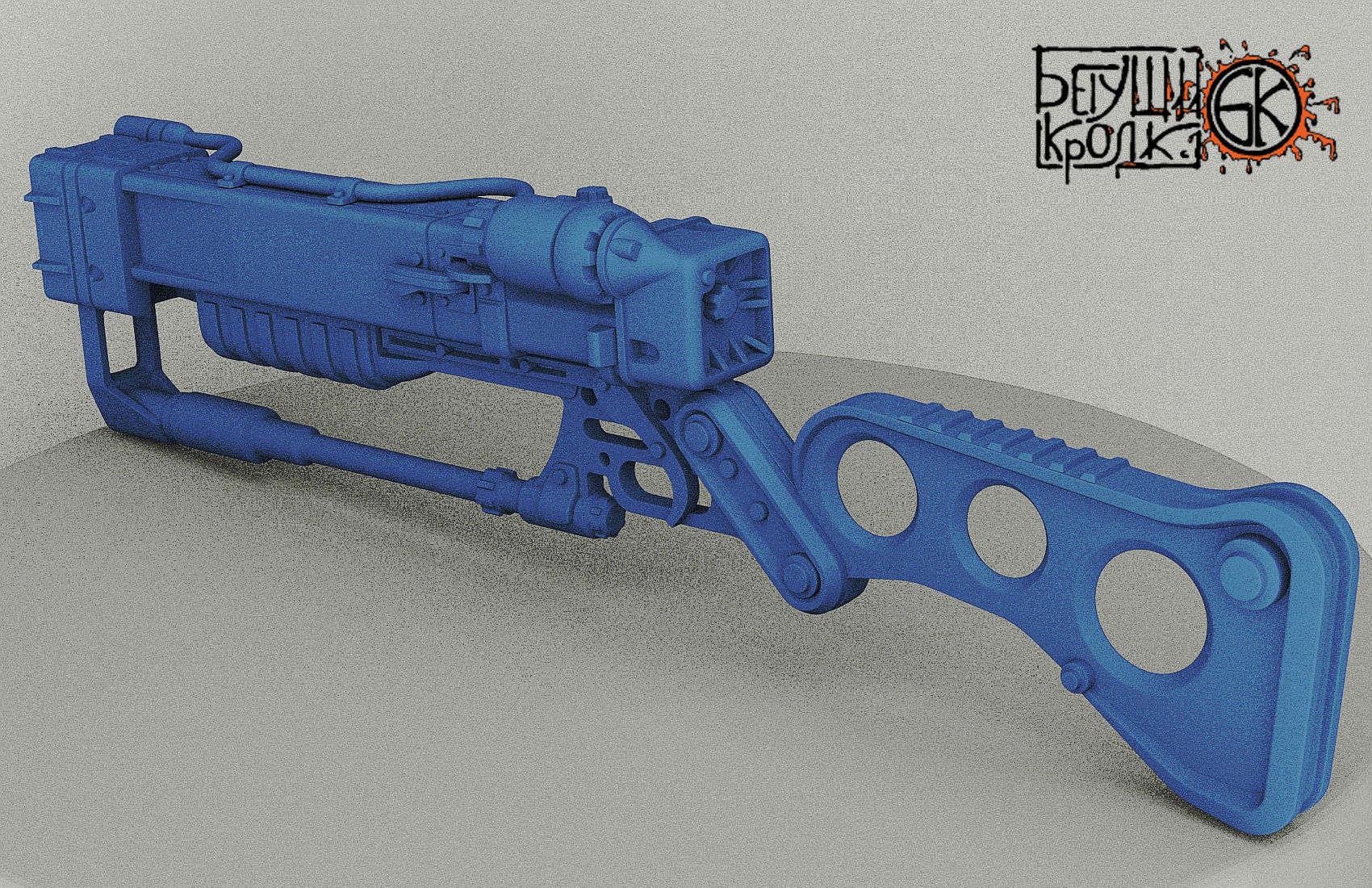 Part 3 Laser Rifle Fallout 4 Scale 1 and 2 3D model 3D printable | CGTrader