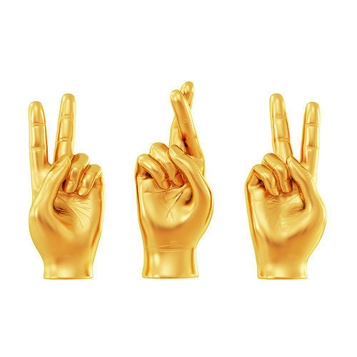 Sculpture Hands Sign 3 3D model | CGTrader
