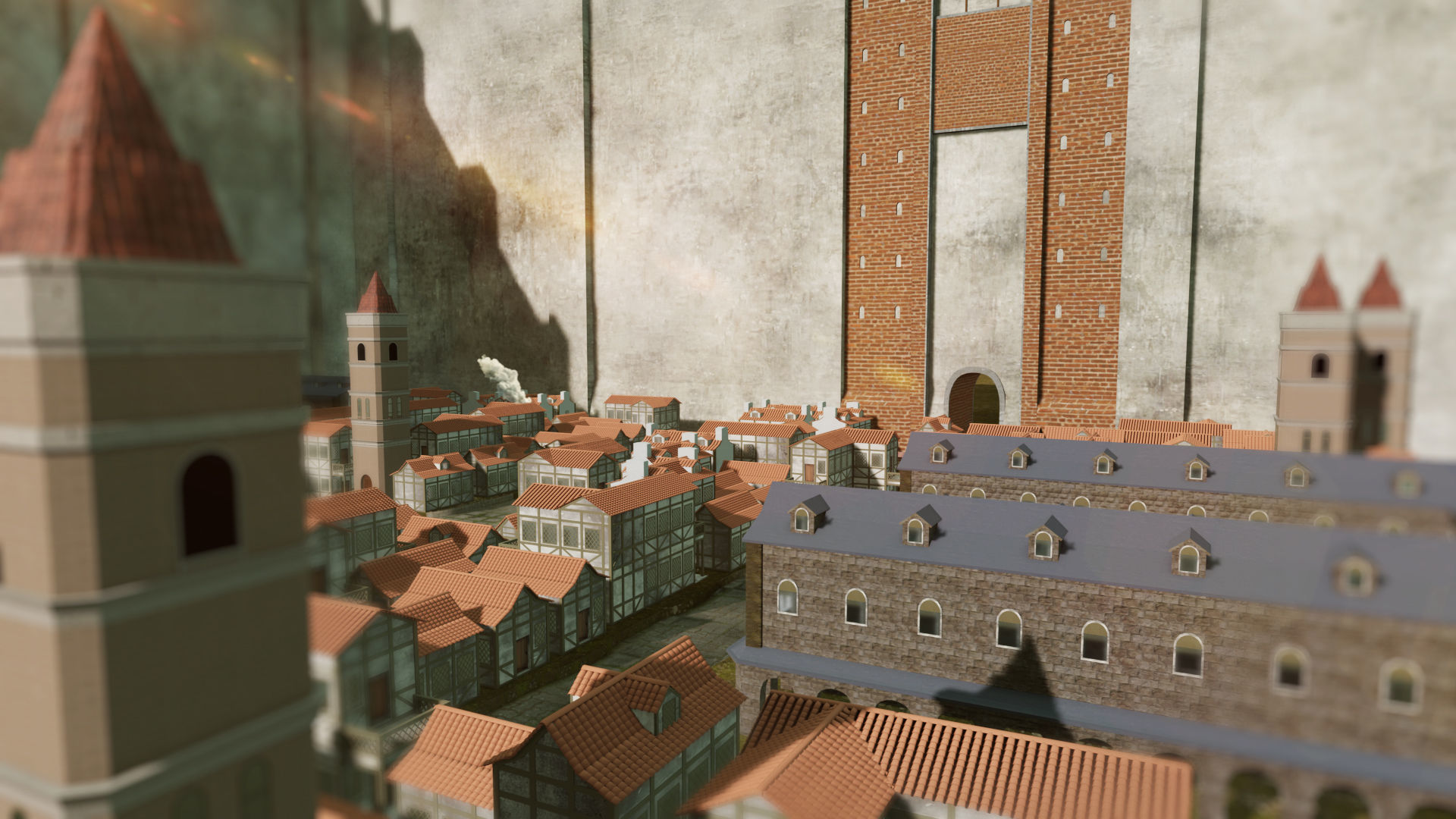 City Attack Of Titan - The wall Maria 3D model | CGTrader