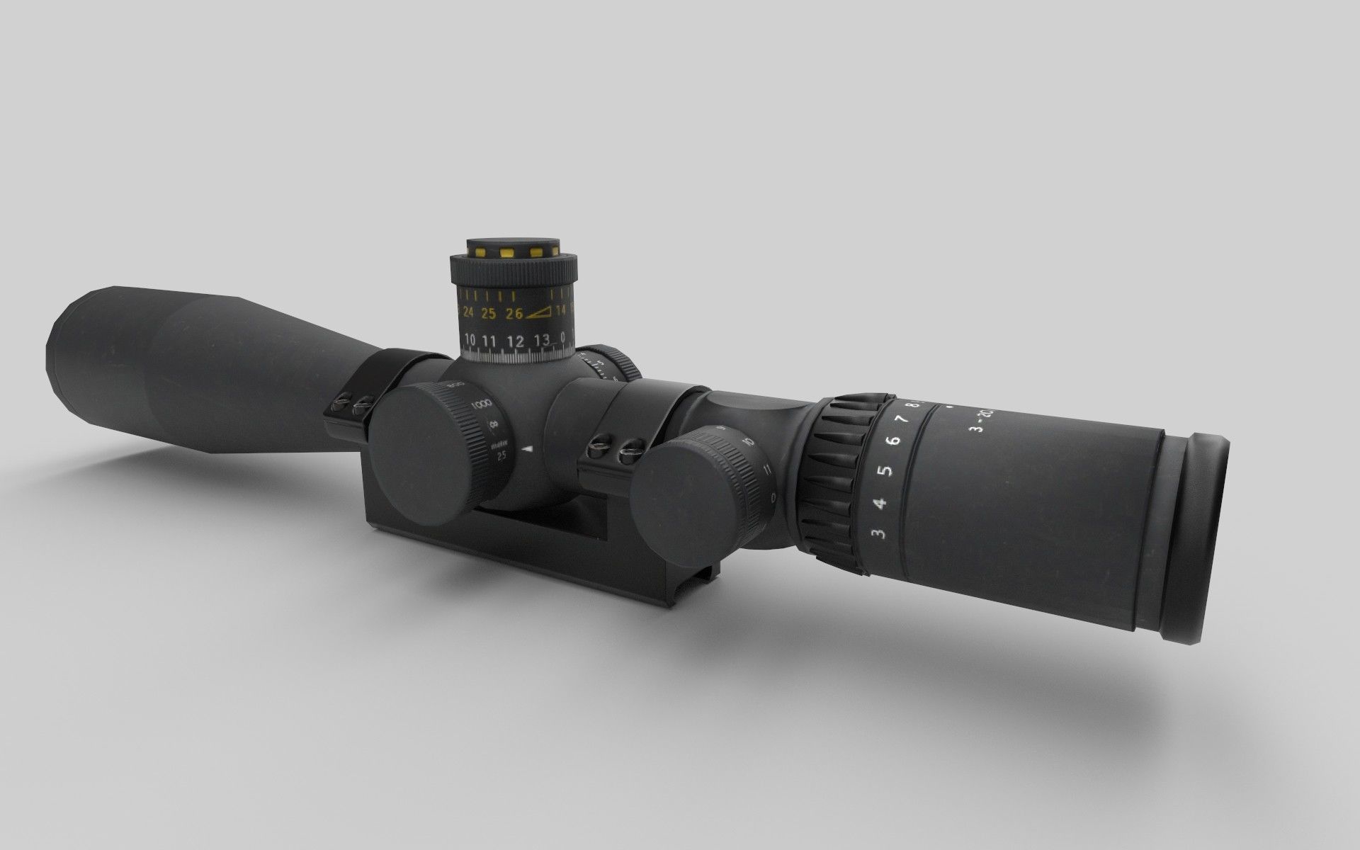 3D model telescopic sight PM11 VR / AR / low-poly | CGTrader