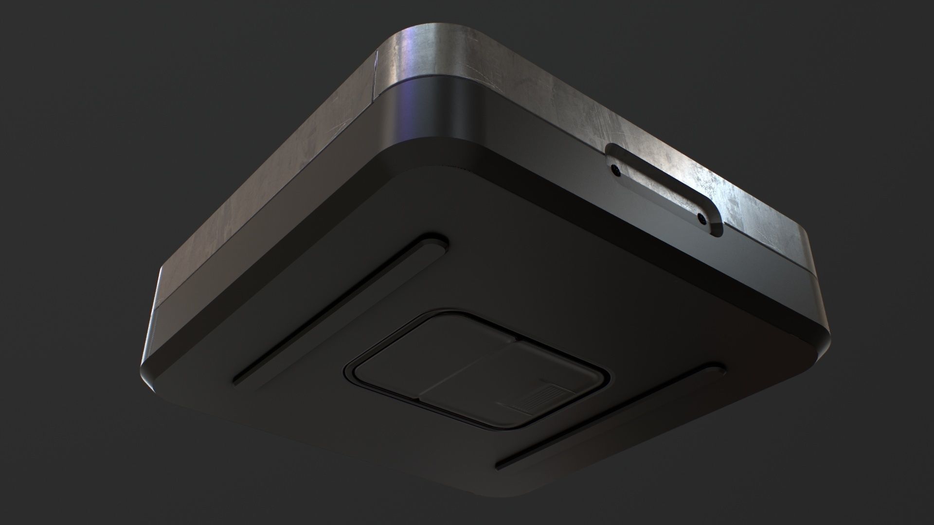 Sci Fi Red Button 3D model | CGTrader