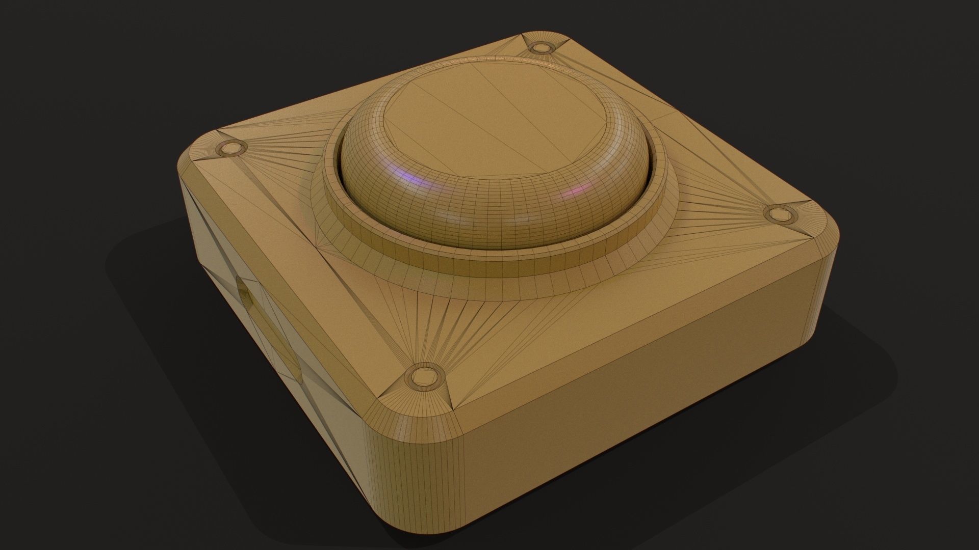Sci Fi Red Button 3D model | CGTrader