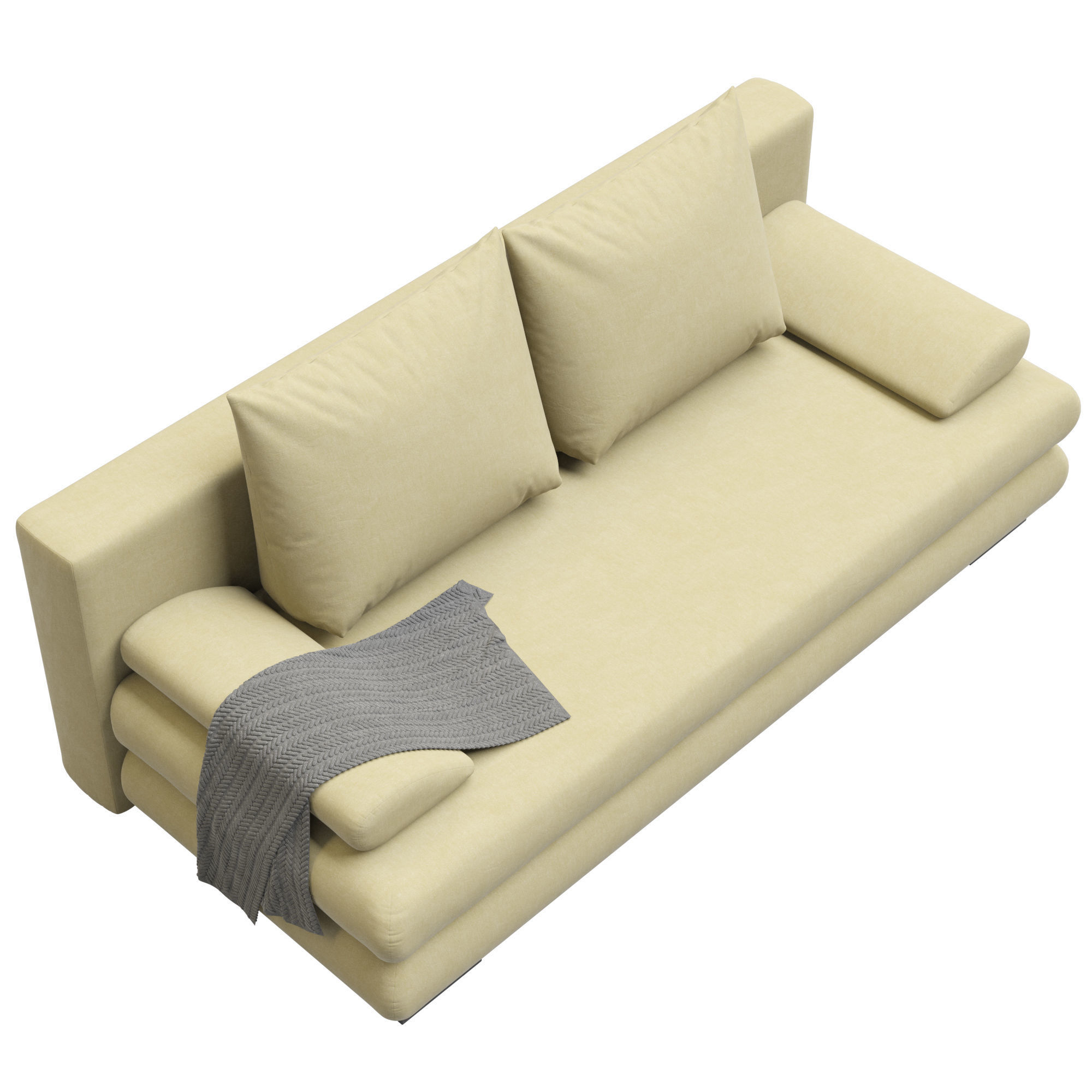Leni Leny Velvet Sofa 3D model | CGTrader