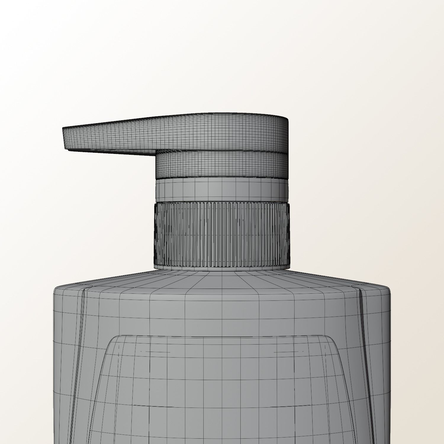 Loreal Shampoo Bump Bottle 450ml Packaging Mockup 3D model | CGTrader