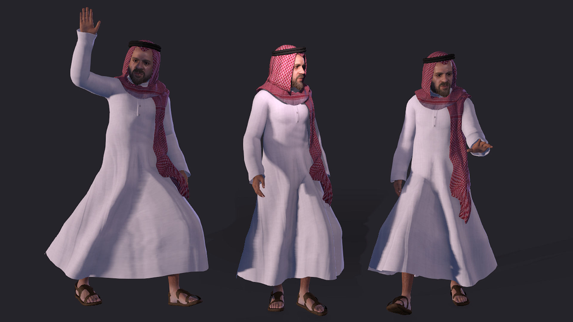 High quality character full Rigged and Animated 3D model animated ...