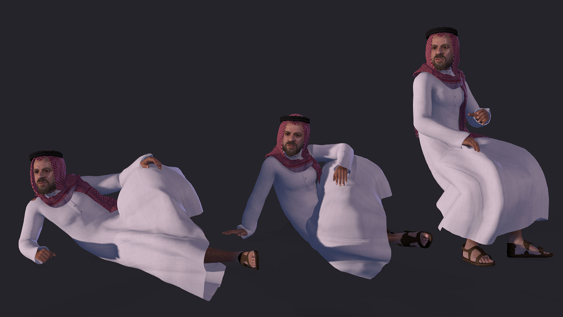 High quality character full Rigged and Animated 3D model animated ...