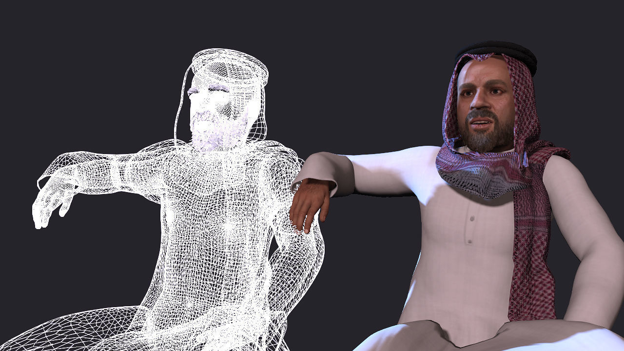 High quality character full Rigged and Animated 3D model animated ...