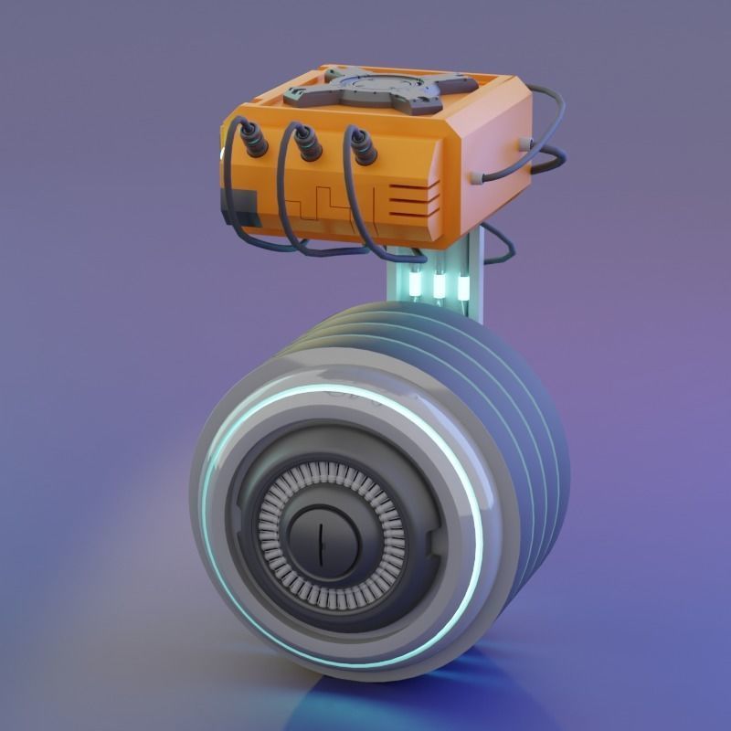 Robot BB-009 free 3D model | CGTrader