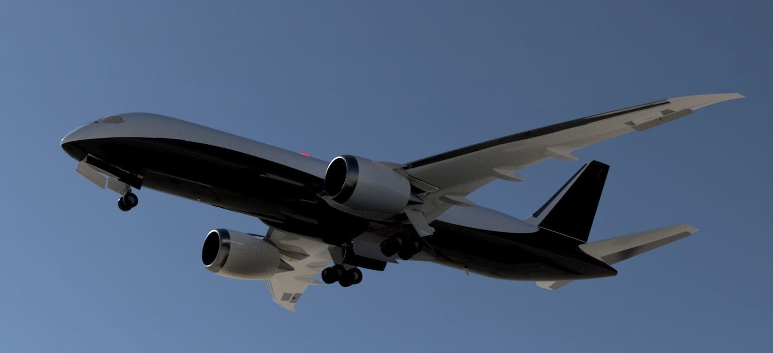 3D model Boeing 787-8 Dreamliner For 3D printing VR / AR / low-poly ...