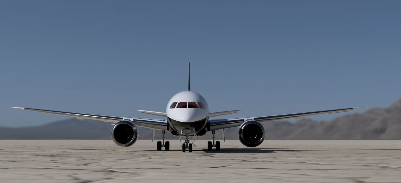3D model Boeing 787-8 Dreamliner For 3D printing VR / AR / low-poly ...