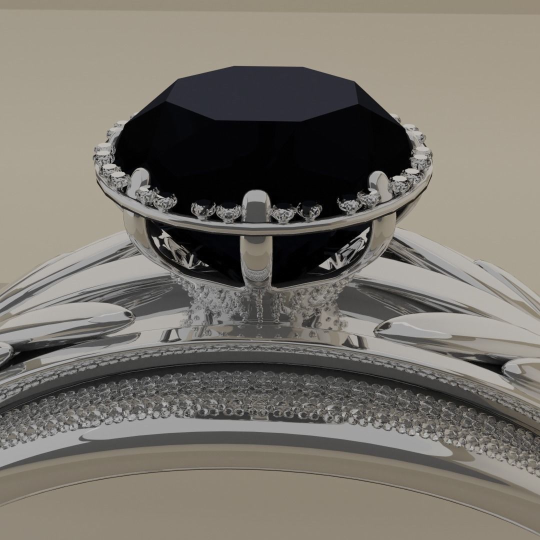 diamond ring in blender 3d model 3D model | CGTrader