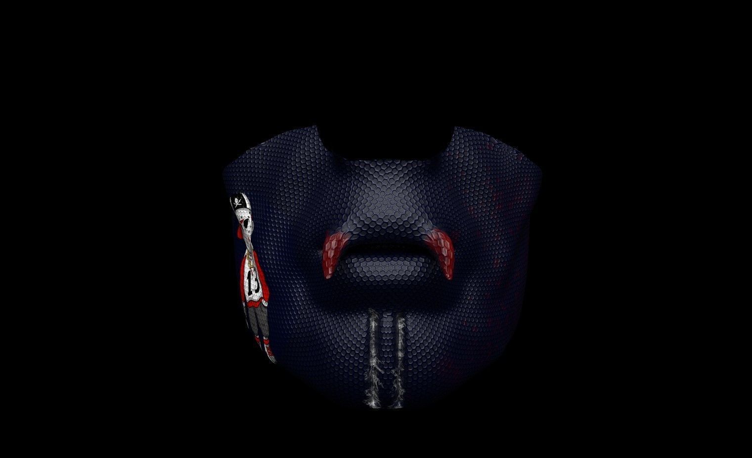 mask dark 3D model | CGTrader