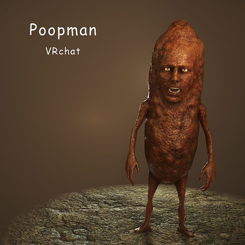 3D model Poopman VR / AR / low-poly rigged | CGTrader
