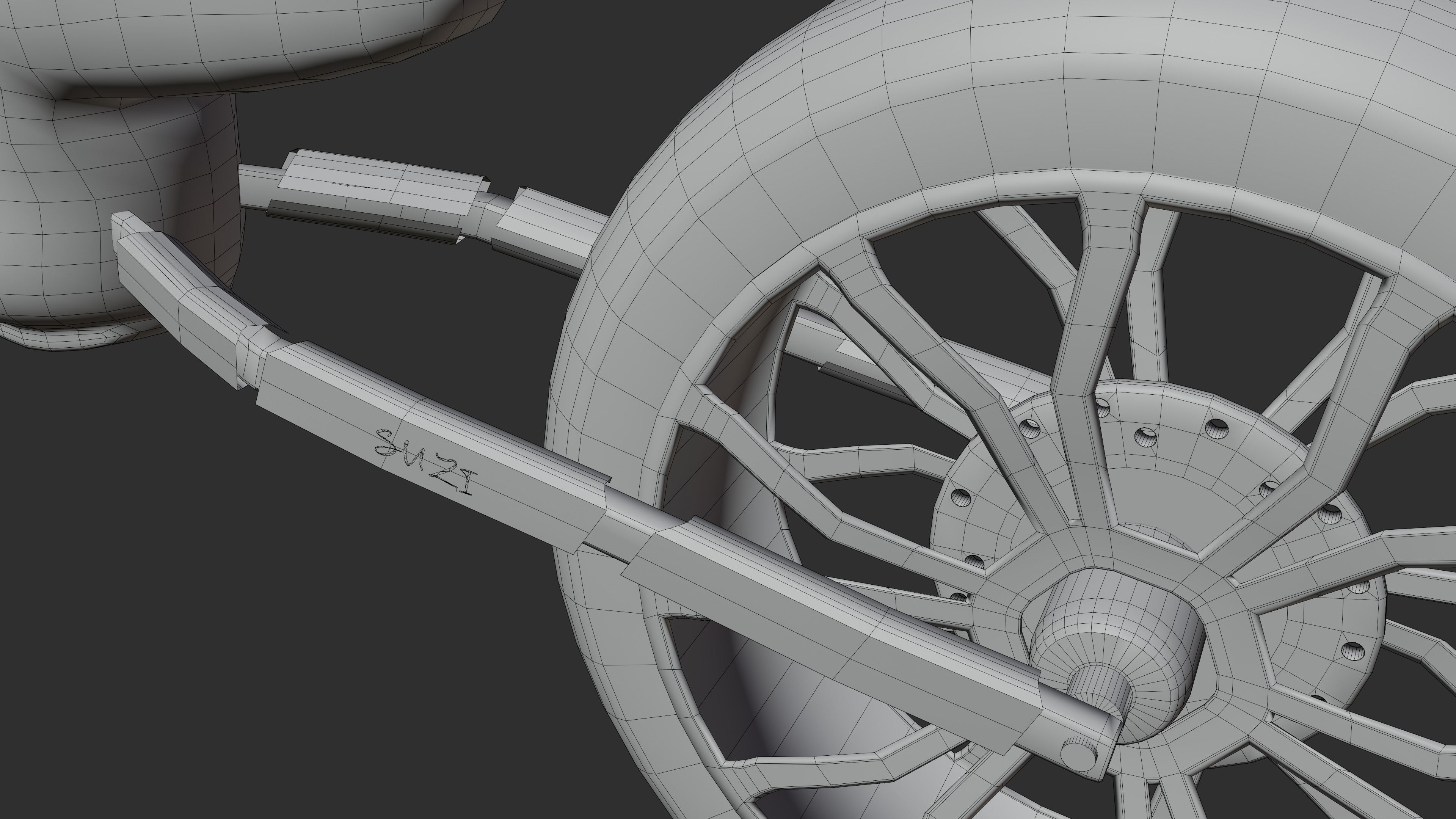 3D model Black Panther Unmanned Motorcycle VR / AR / low-poly | CGTrader