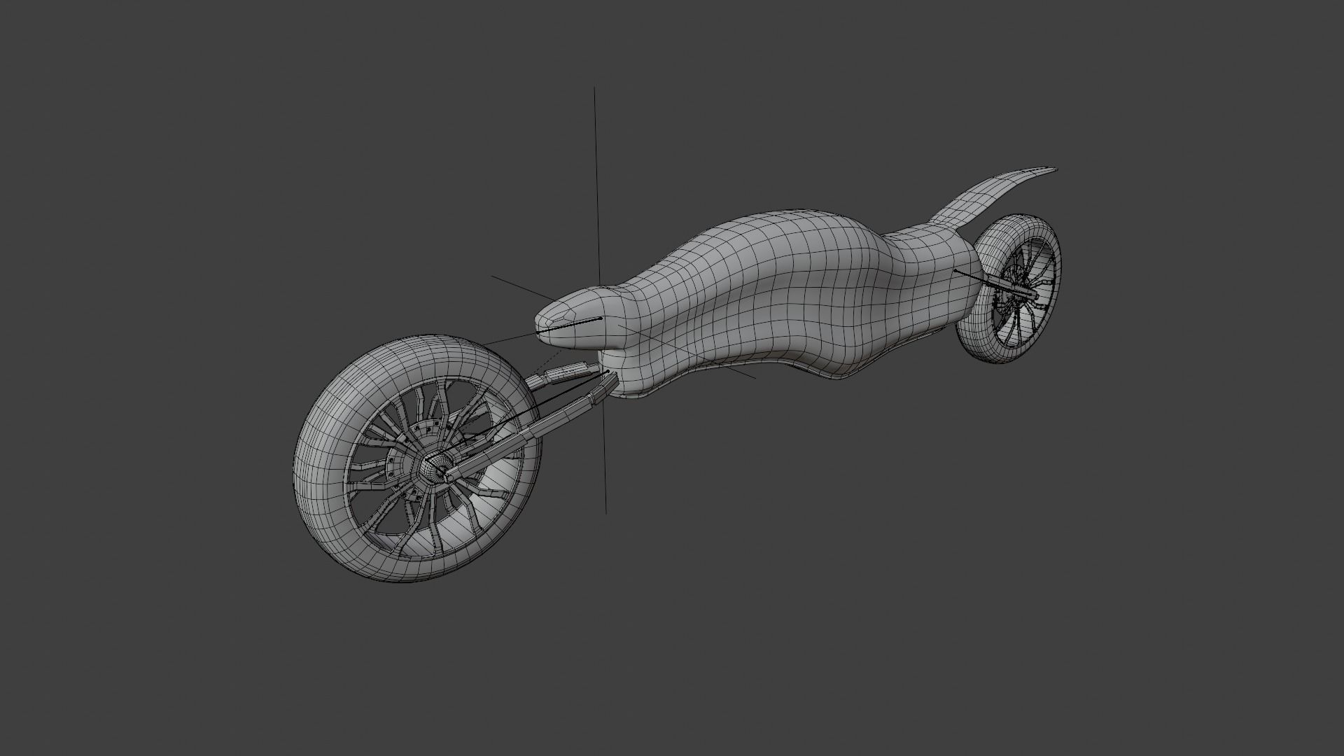 3D model Black Panther Unmanned Motorcycle VR / AR / low-poly | CGTrader