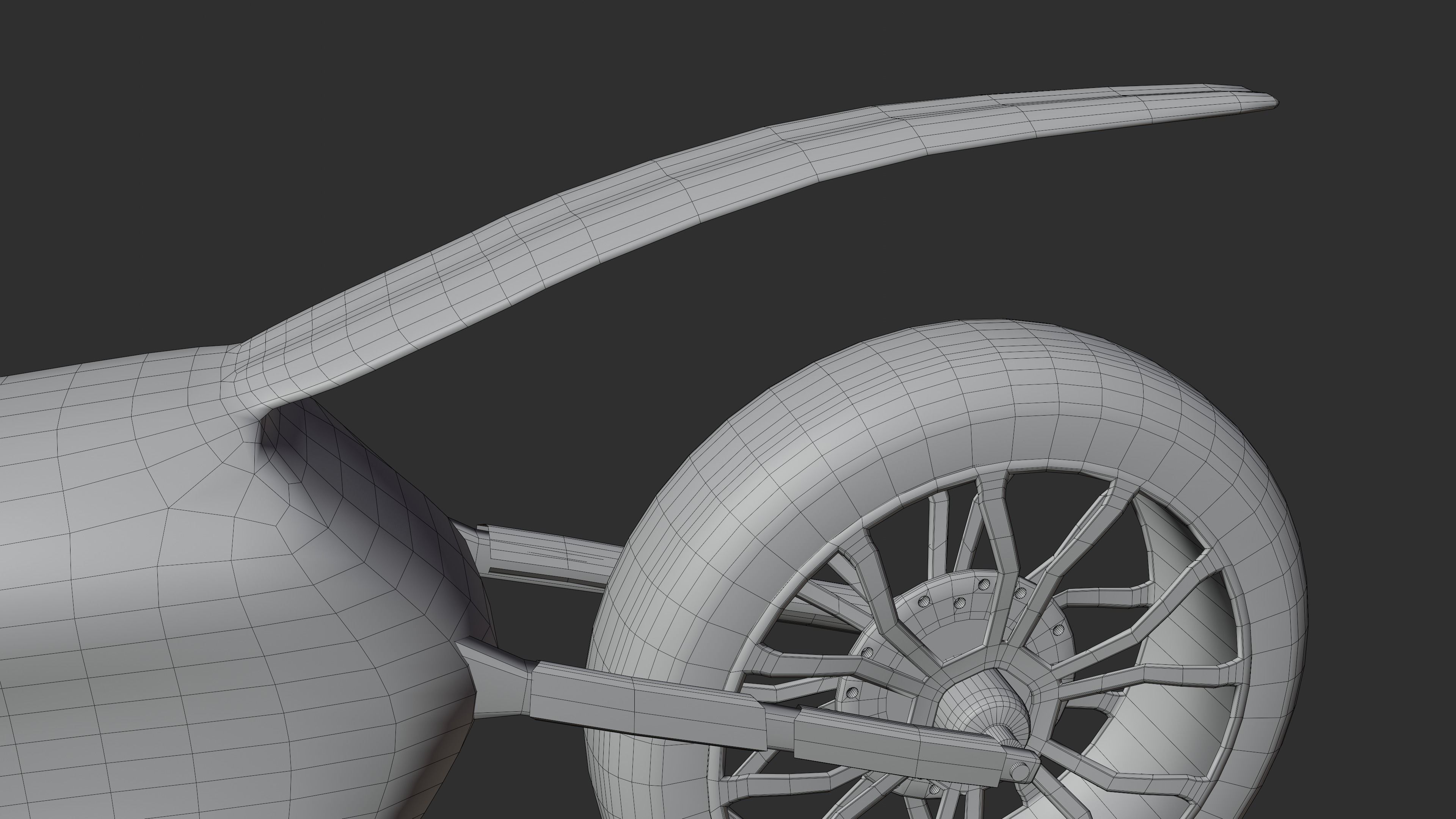 3D model Black Panther Unmanned Motorcycle VR / AR / low-poly | CGTrader