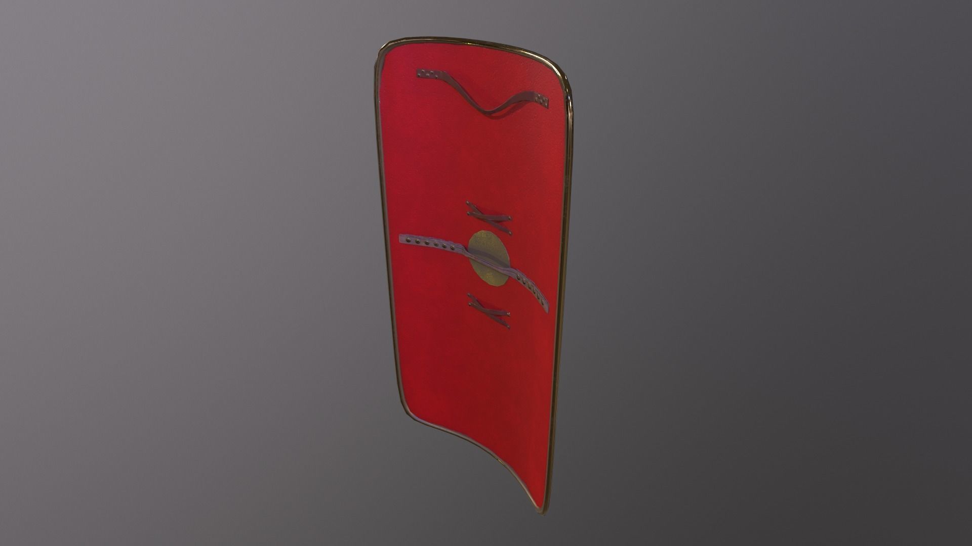 3D model standard rectangular roman shield VR / AR / low-poly | CGTrader