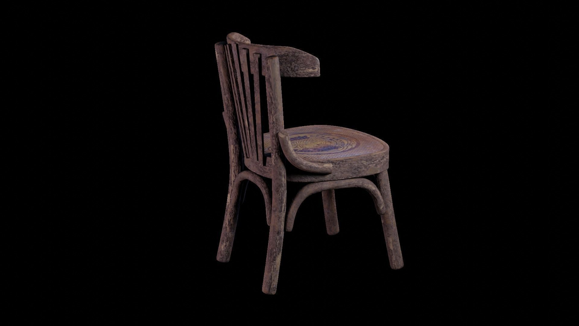 3D model Egyptian Chair VR / AR / low-poly | CGTrader