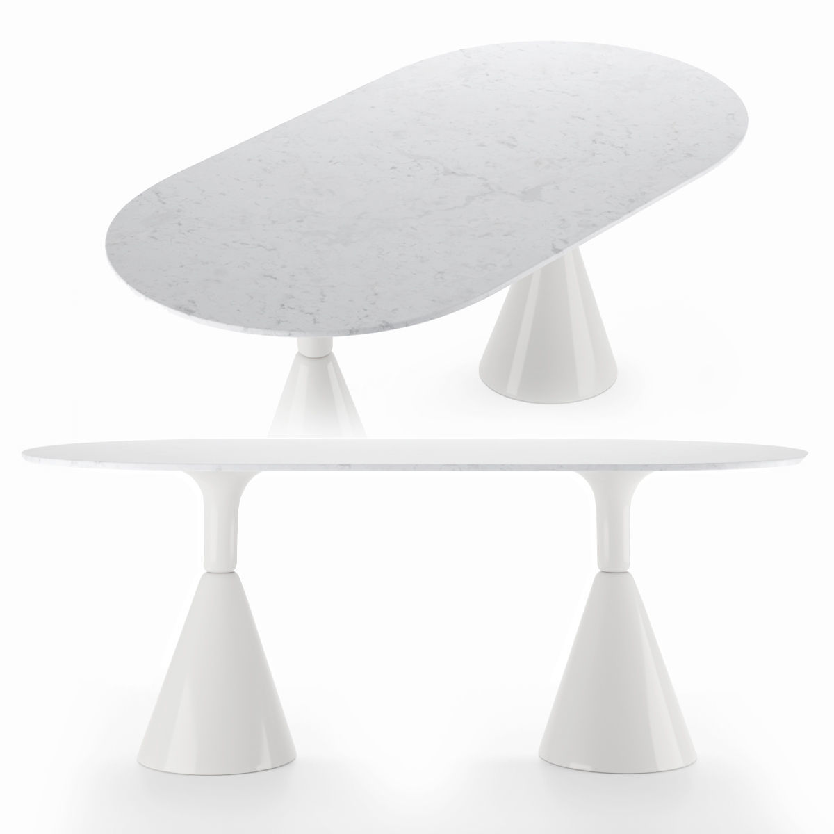Sancal Pion Dining Table Family 3D model | CGTrader