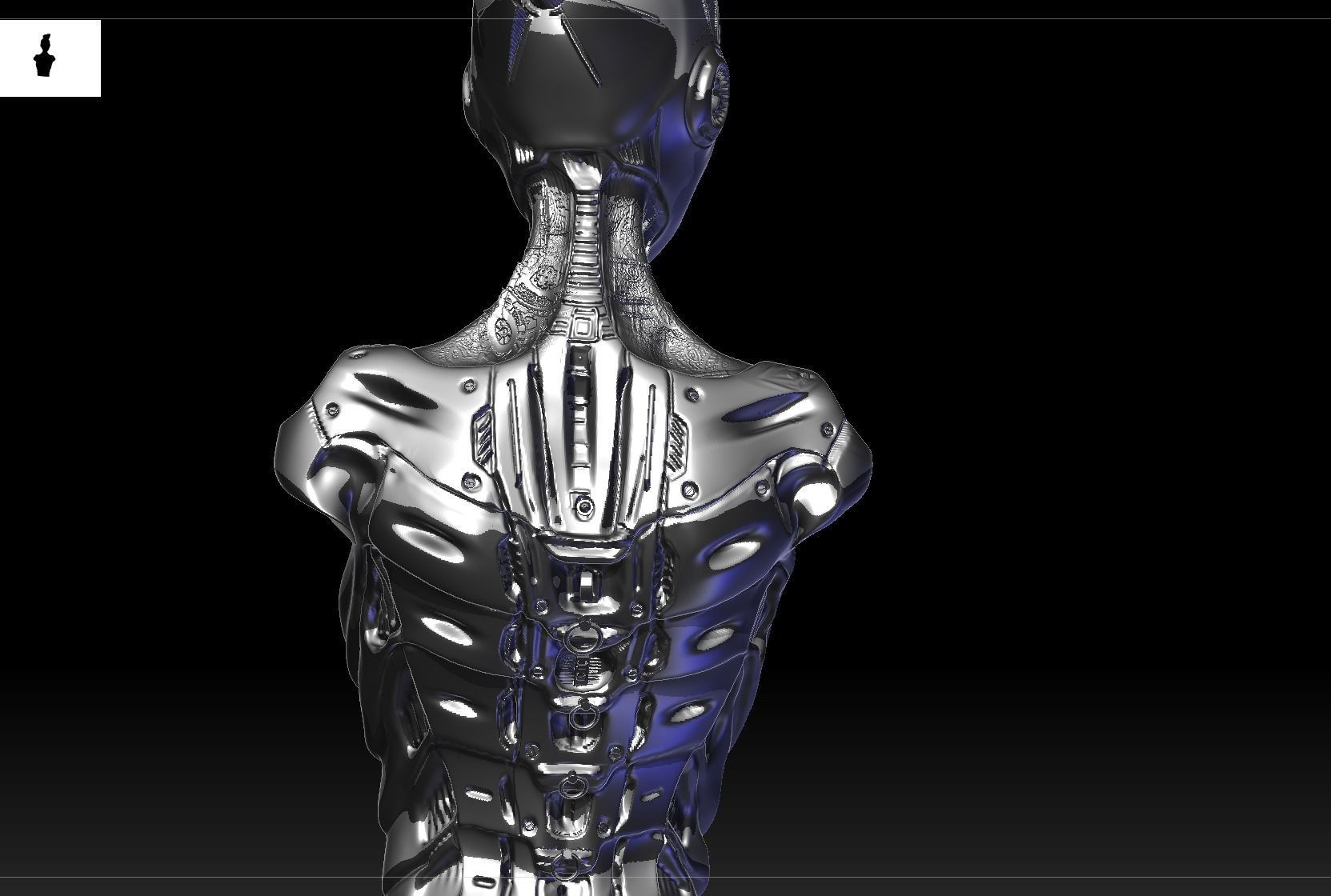 3D model Synthetic Girl VR / AR / low-poly | CGTrader