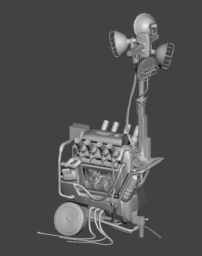 Dead By daylight Generator 3D model 3D printable | CGTrader