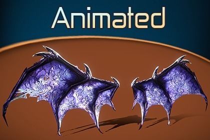 3D model Dark Terror Wings VR / AR / low-poly | CGTrader