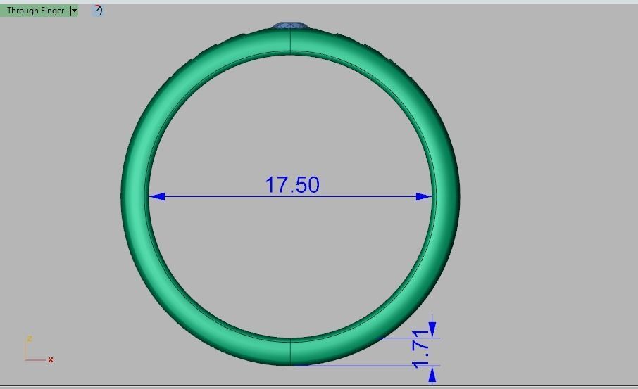 Ring Moon Moon phases 3D model 3D printable | CGTrader