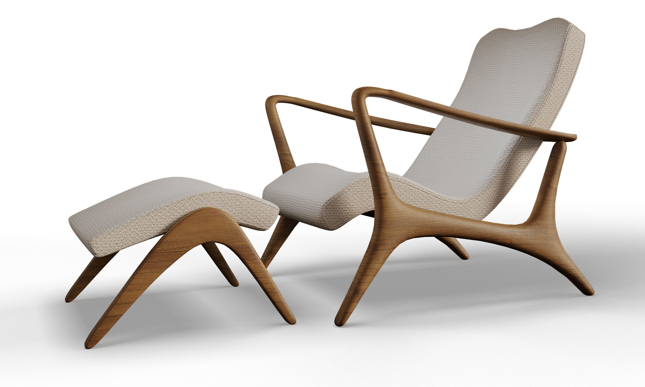 Contour Low Back Lounge ChairModel - 175 E 3D model | CGTrader